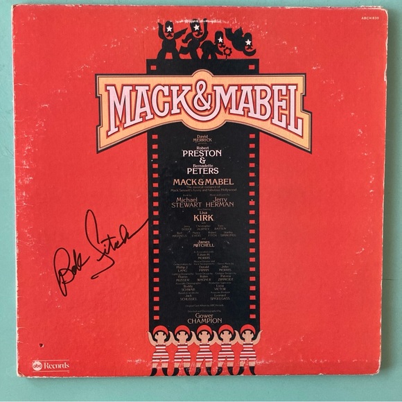 Autograph | Other | Mack Mabel Lp Vinyl 974 Signed By Bob Fitch Cover Abrasions Split Open Side ...